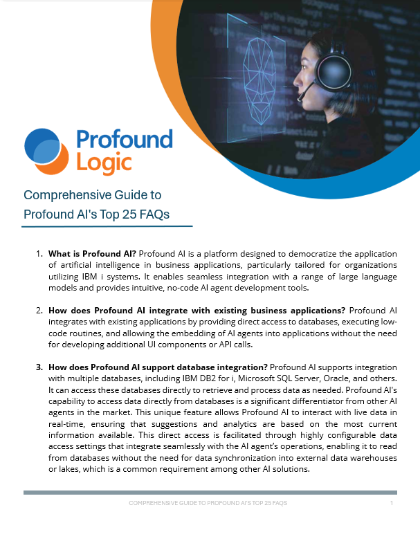 Whitepaper: Comprehensive Guide to Profound AI FAQ Whitepaper: Comprehensive Guide to Profound AI FAQ